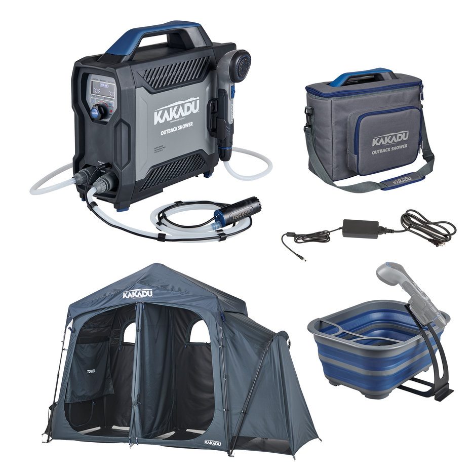 Outback Shower Tent Deluxe Bundle – Kakadu